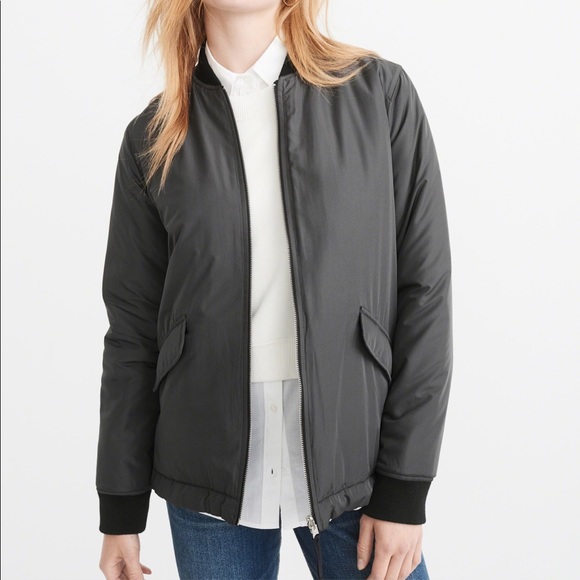 Abercrombie & Fitch | Jackets & Coats | Abercrombie And Fitch Reversible Bomber Jacket | Poshmark